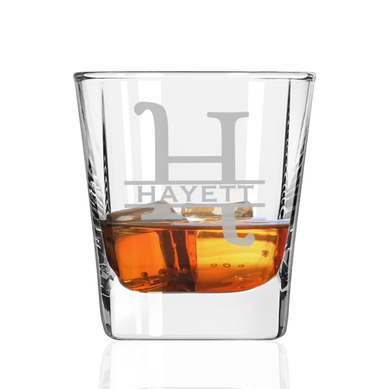 Personalized Whiskey Glass Engraved Whiskey Glasses Monogram Etsy
