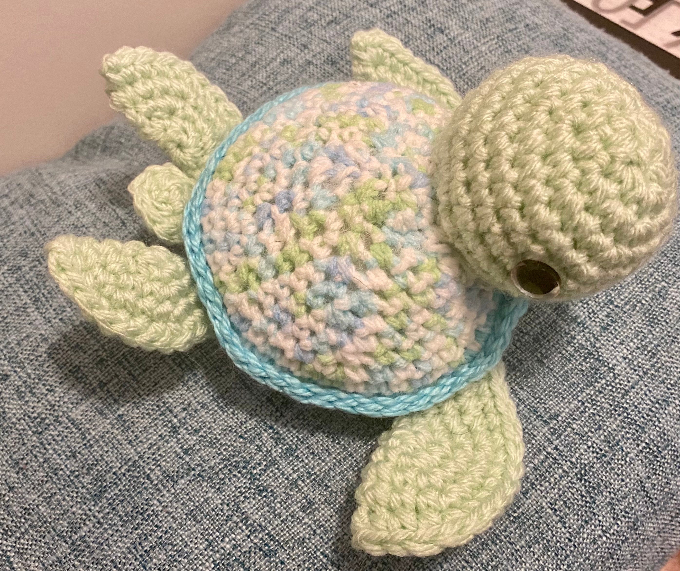 Baby Sea Turtle Rattle - Etsy