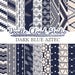 Dark Navy Blue Gray Cream Aztec digital paper Tribal patterns | Etsy