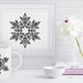 Snowflakes Mandala SVG, Snowflakes Mandala Bundle SVG Files for ...