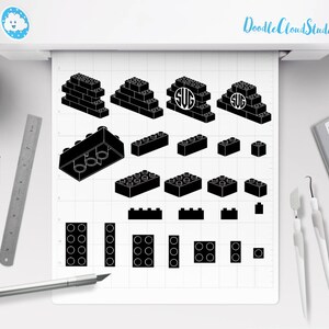 Building Blocks SVG Plastic Bricks svg Building Blocks | Etsy