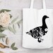 Goose SVG, Floral Goose SVG Files for Silhouette Cameo and Cricut ...