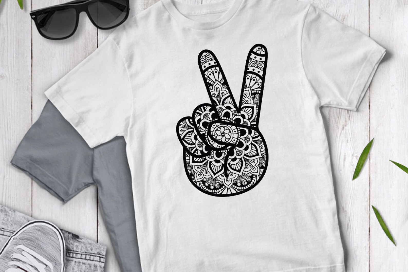 Peace Love Bundle SVG, Peace Symbol Svg, Peace Sign Mandala,heart ...