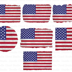 USA American Flag Distressed PNG United States Background - Etsy