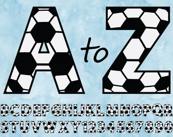 Basketball Alphabet & Numbers SVG Files for Silhouette and | Etsy