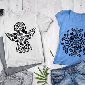 Christmas Bundle Mandala SVG, Christmas Mandala SVG Files for ...