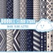 Dark Navy Blue Gray Cream Aztec Digital Paper, Tribal Patterns Native ...