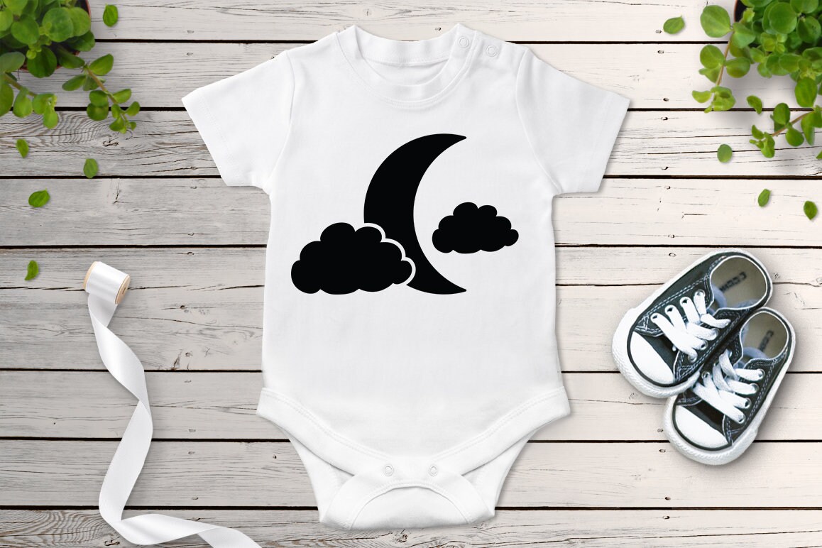 Moon Bundle SVG Cat and Moon Fairy Moon Svg Half Moon Full | Etsy