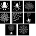 Spiders Stencil, Spider Web Stencil, Spiders and Spider Web SVG Digital ...