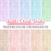 Watercolor Crosshatch Digital Paper Crosshatch Patterns - Etsy