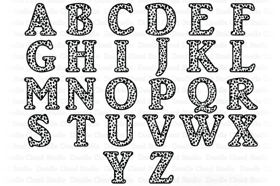 Cheetah Alphabet SVG, Cheetah Letters SVG Files for Cameo & Cricut ...
