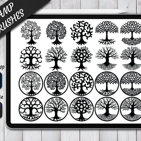 Tree of Life Stamp - Etsy
