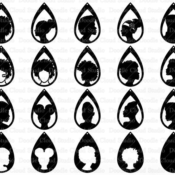 Afro Earrings - Etsy