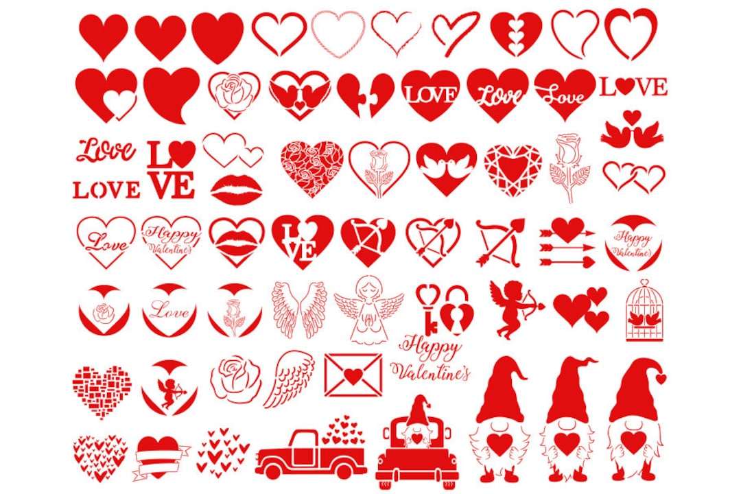 Heart Stencil Patterns