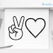 Peace Love Bundle SVG, Peace Symbol Svg, Peace Sign Mandala,heart ...