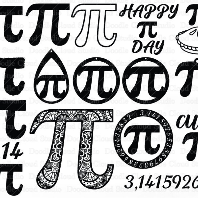 Pi Day Clipart - Etsy