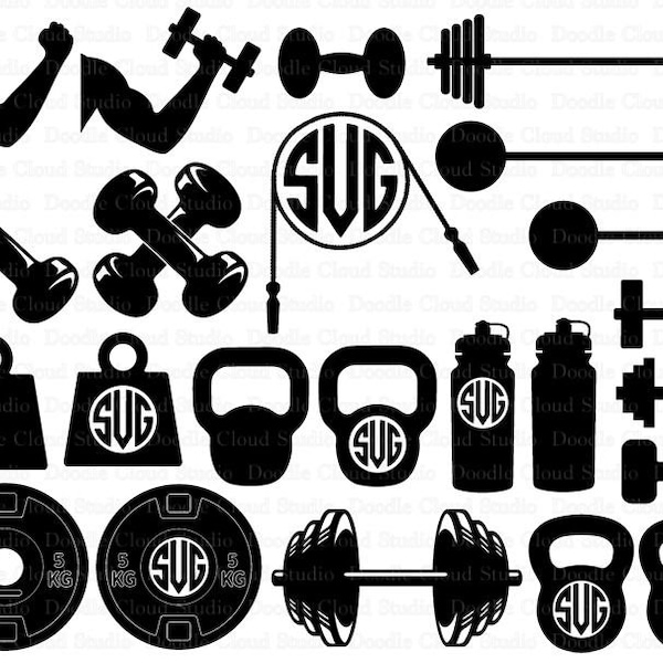 Power Lifting Svg - Etsy