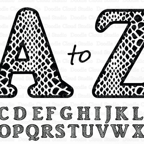 Animal Print Letters - Etsy