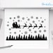 Deer SVG, Christmas Scene With Deer Bundle SVG, Winter Scene With Deer ...