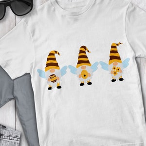 Gnome SVG, Bees Gnomes SVG, Gnome Bee Keeper, Bee Gnome SVG Files for ...