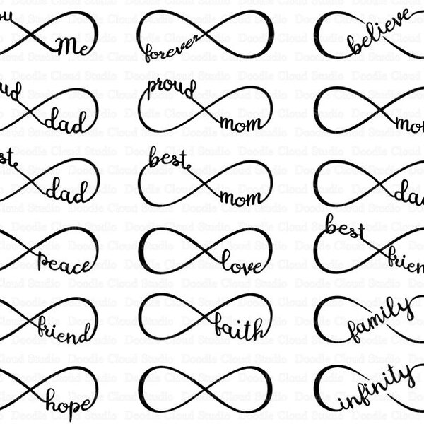 Infinity Svg - Etsy