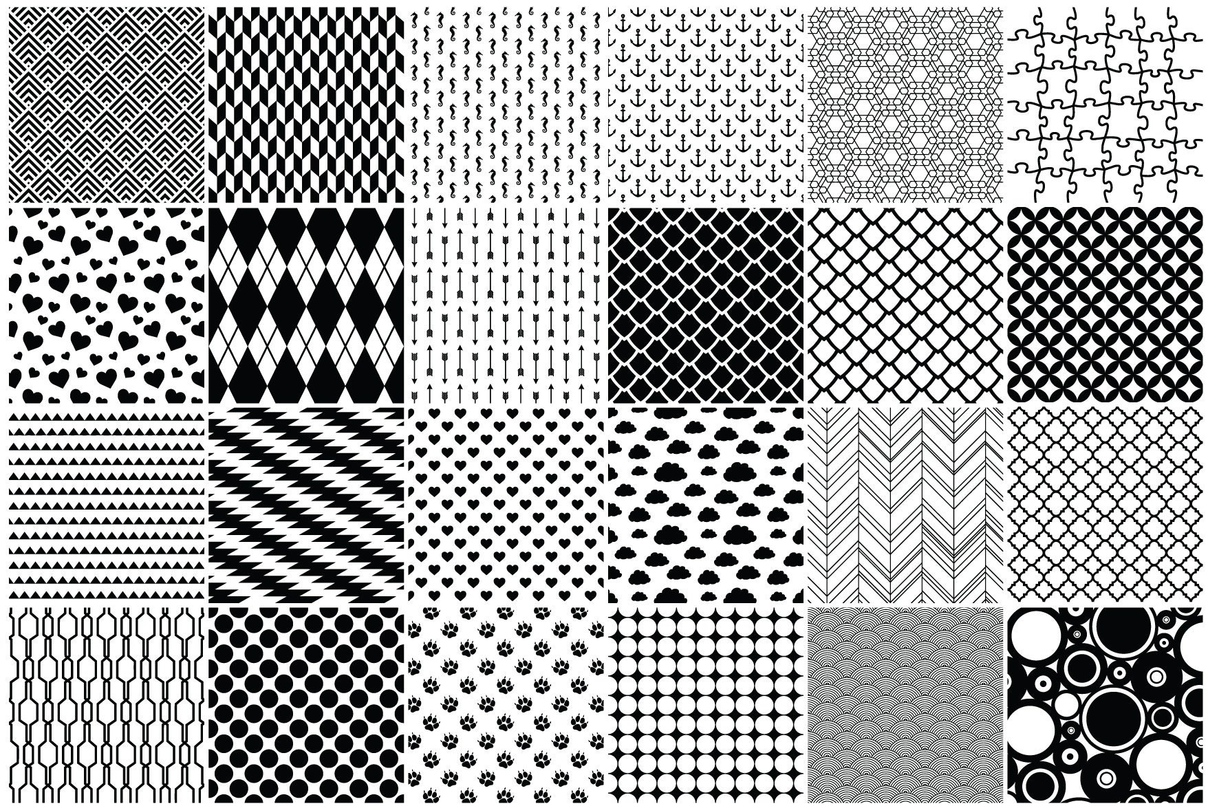 75 Patterns SVG Bundle Background Pattern SVG Cut Files for - Etsy