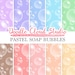 Pastel Soap Bubbles Digital Paper Soap Bubbles Pattern | Etsy