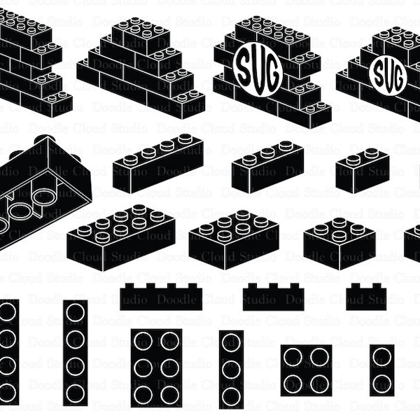 Legos Svg File - Etsy