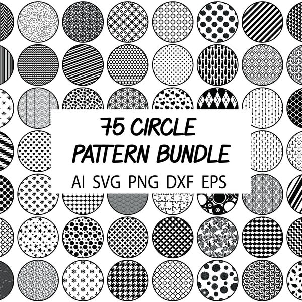 Circle Patterns Svg - Etsy