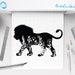 Lion SVG, Floral Lion SVG Files for Silhouette Cameo and Cricut. Flower ...