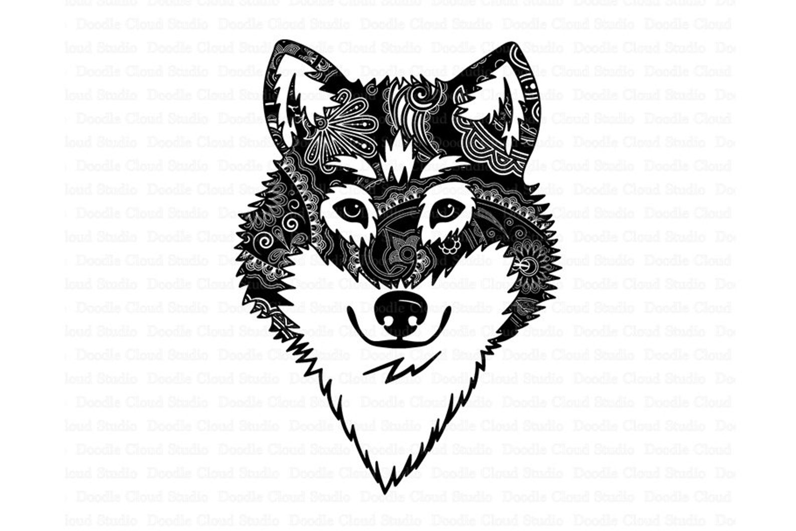 Wolf SVG Wolf Head Svg Wolf Mandala SVG Files for Silhouette | Etsy