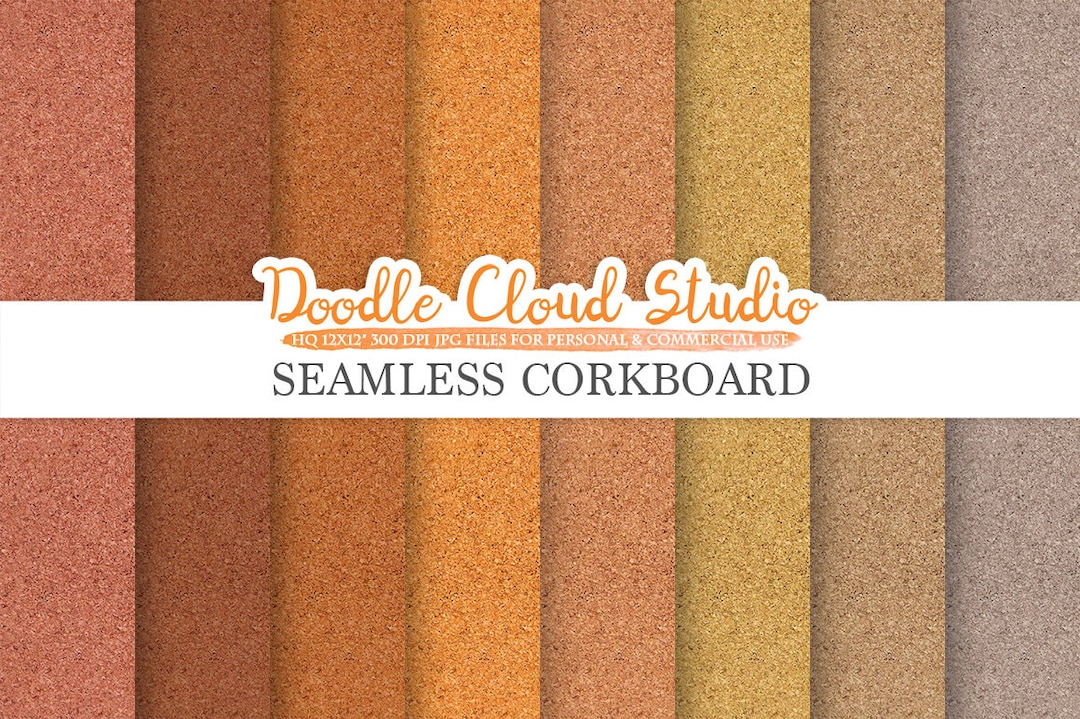 Seamless Corkboard Digital Paper, Cork Board Backgrounds, Printable ...