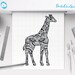 Giraffe SVG, Giraffe Mandala SVG Files for Silhouette Cameo and Cricut ...