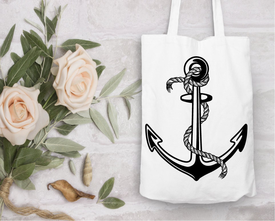Anchor SVG Rope Anchor Anchor Monogram Anchor SVG Files for | Etsy
