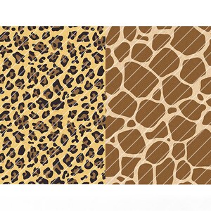 Seamless Animal Hides PNG Bundle, Animal Hides Texture, Animal Print ...