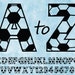 Soccer Alphabet & Numbers SVG Files for Silhouette and Cricut. Soccer ...
