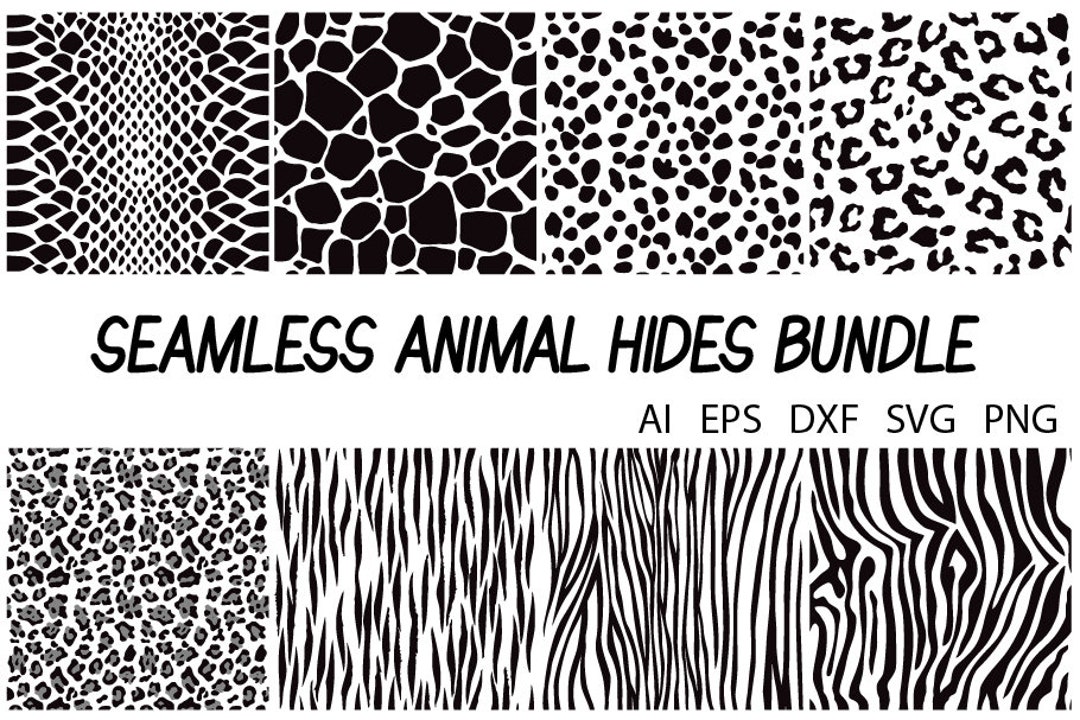 Animal Patterns SVG, Animal Print SVG, Seamless Animal Hide SVG Files ...