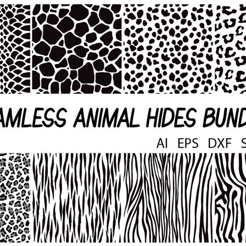 Animal Patterns SVG Animal Print SVG Seamless Animal Hide - Etsy