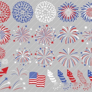 Fireworks SVG, 4th of July Svg, Independence Day Svg, Fireworks SVG ...