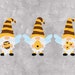 Gnome SVG, Bees Gnomes SVG, Gnome Bee Keeper, Bee Gnome SVG Files for ...