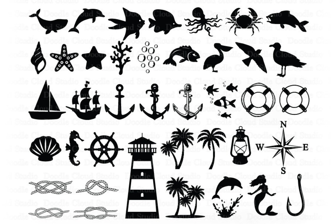 Nautical SVG Nautical SVG Bundle Nautical Theme Bundle SVG - Etsy