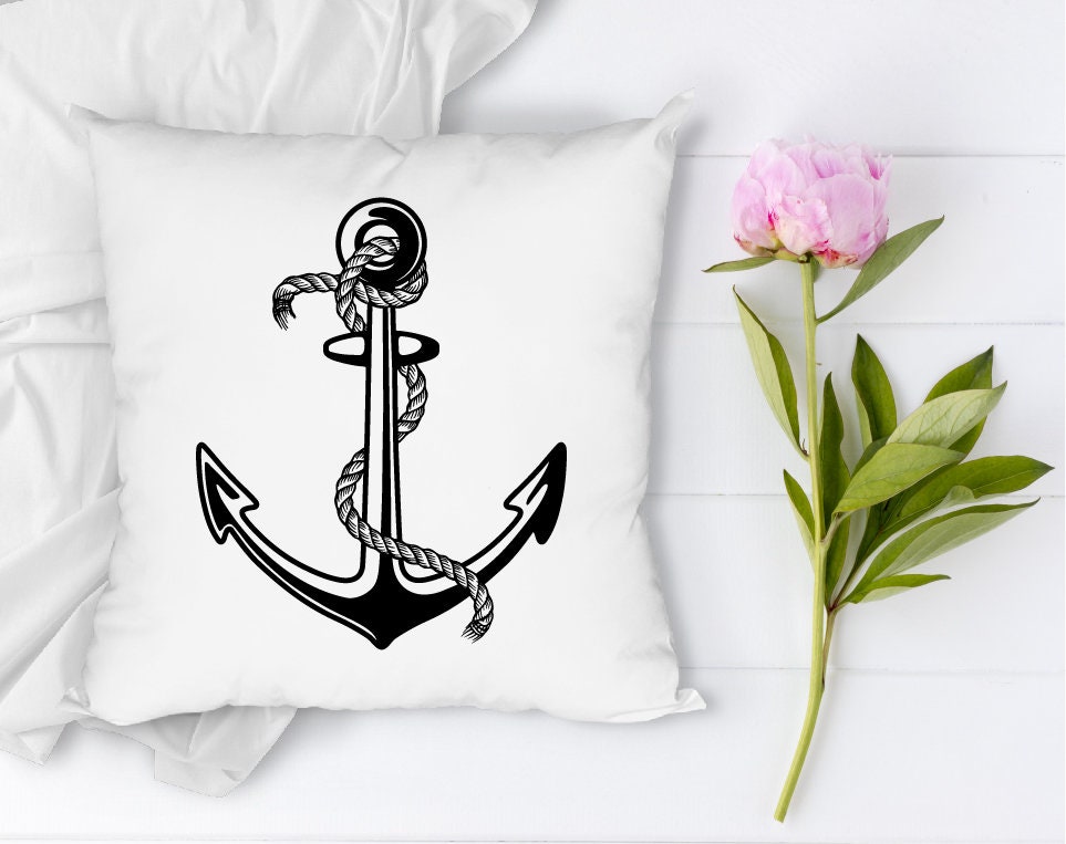 Anchor SVG Rope Anchor Anchor Monogram Anchor SVG Files for | Etsy