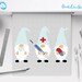 Gnomes Doctors SVG, Nurse Gnome SVG Cut Files for Silhouette Cameo and ...