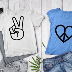 Peace Love Bundle SVG, Peace Symbol Svg, Peace Sign Mandala,heart ...