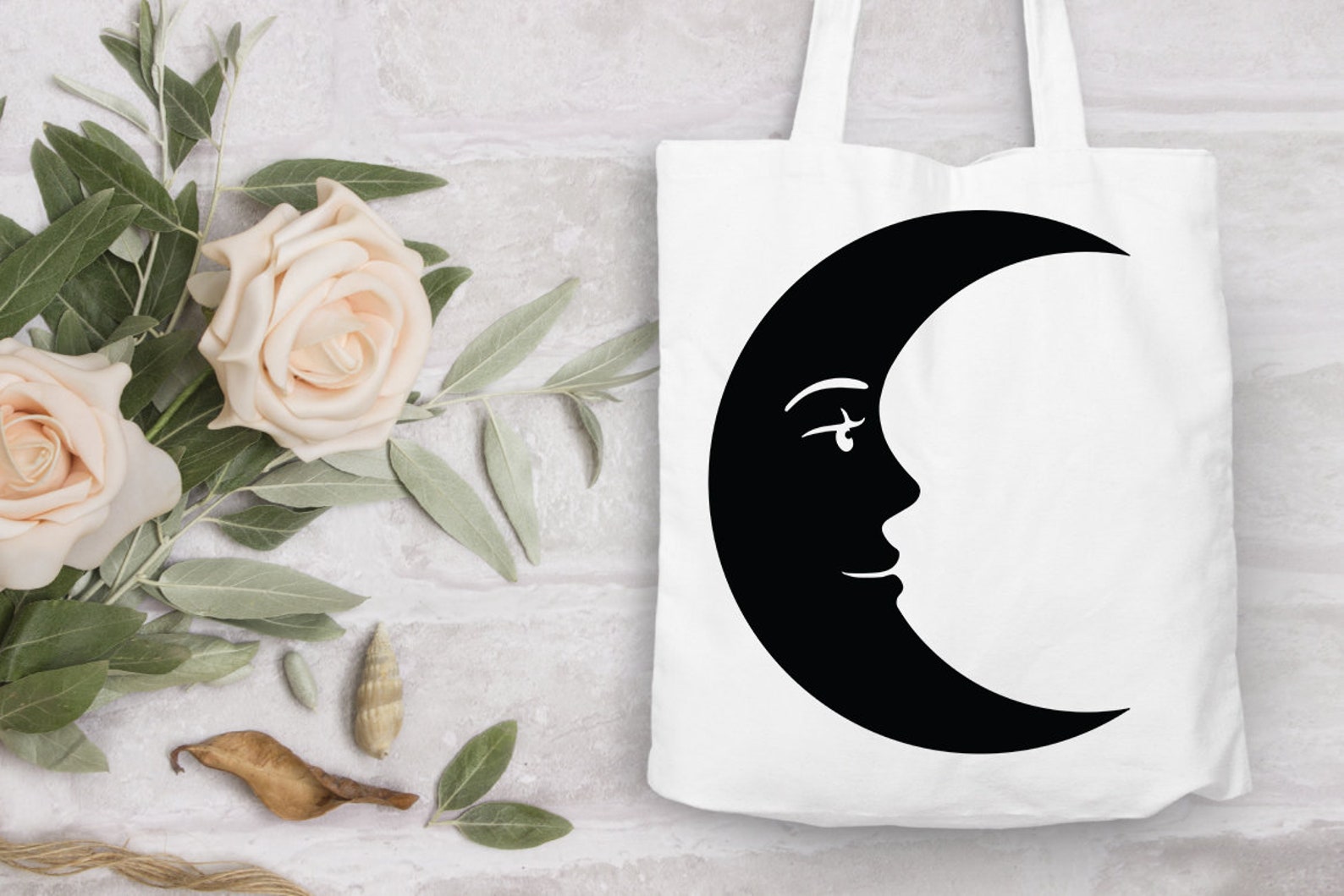 Moon Bundle SVG Cat and Moon Fairy Moon Svg Half Moon Full - Etsy