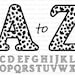 Cheetah Alphabet SVG, Cheetah Letters SVG Files for Cameo & Cricut ...