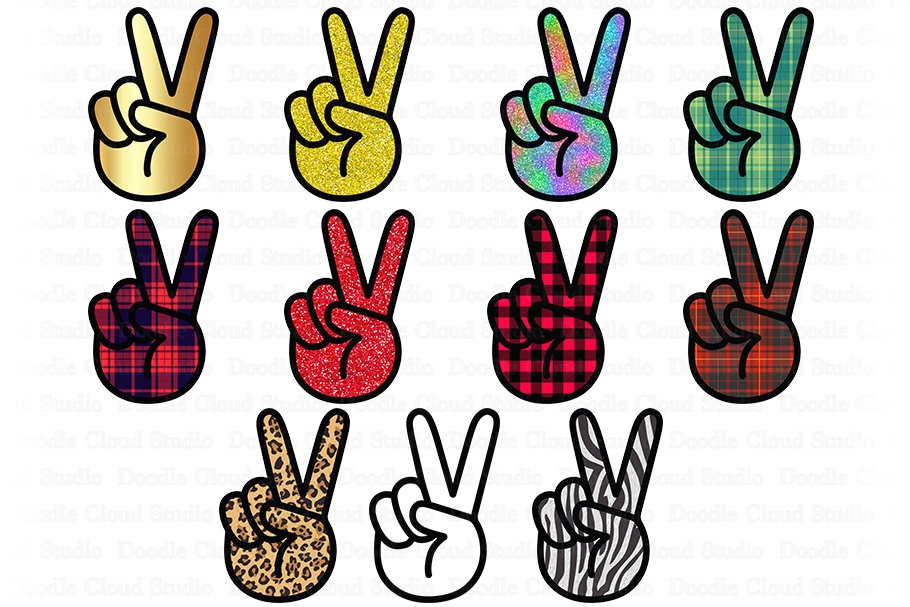 Peace Sign Bundle PNG Peace Sign Sublimation Design Peace - Etsy Australia