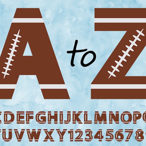 Football Numbers - Etsy