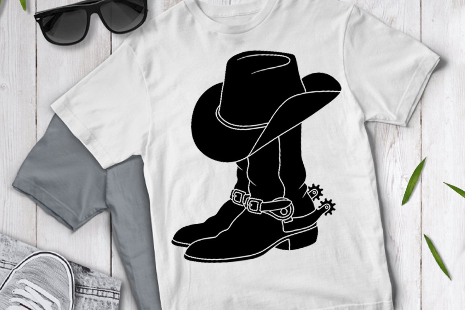 Cowboy Boot SVG Cowboy Hat SVG Cowboy Hat Boots SVG Files - Etsy