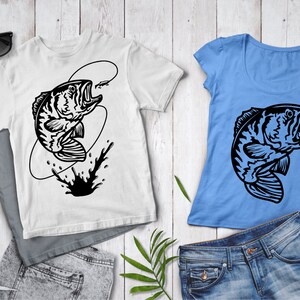 Fishing SVG Bass Fishing SVG Fish Trout Striped Bass Cut - Etsy
